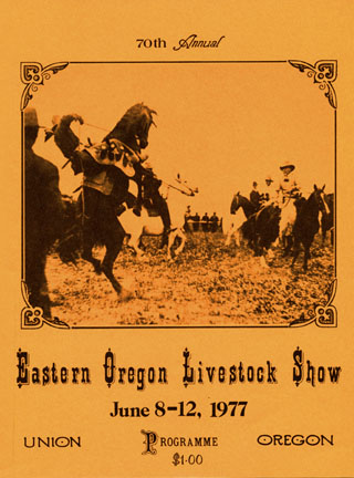Eastern Oregon Livestock Show Program design by Gildemeister