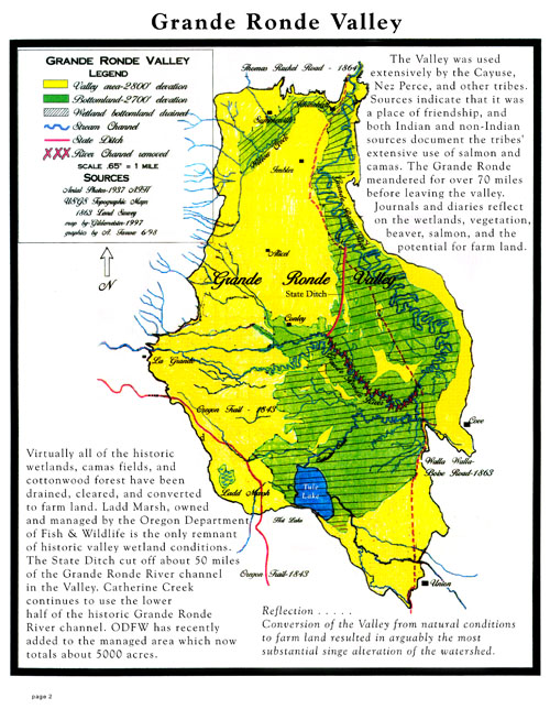 History of the Middle and Upper Subbasins of the Grande Ronde River in ...