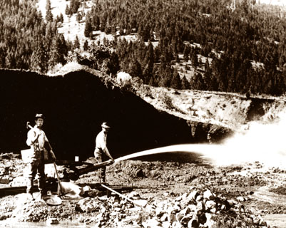 Hydraulic mining in Northeast Oregon - historic photos from ...